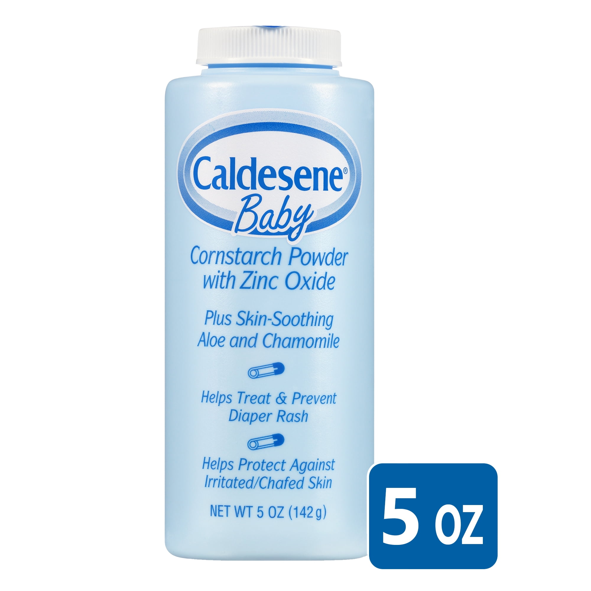 Caldesene Cornstarch Baby Powder with Zinc Oxide, Talc-Free Baby Powder ...