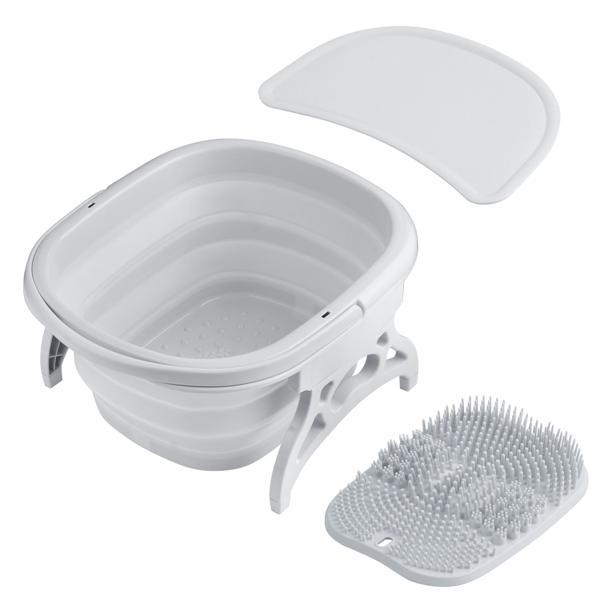 Foot Soaking Bath Basin Collapsible Soak Basin Feet Spa Massage Bucket With Handle Stress Relief