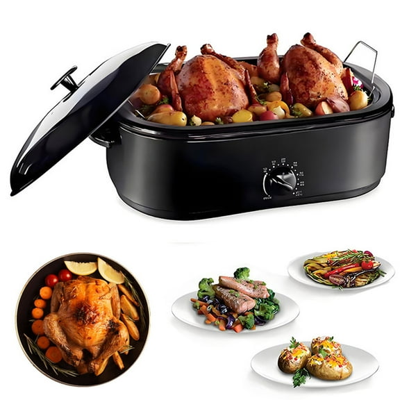 Free Shipping! Aroma Electric Roaster Oven 18Qt with High Dome Lid and ...