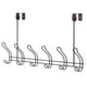 Mainstays Classico Over-The-Door Coat Rack with 6 Hooks, Bronze, Metal ...