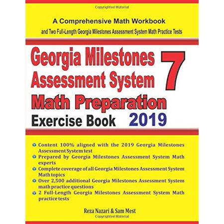 Georgia Milestones Assessment System 7 Math Preparation Exercise Book ...