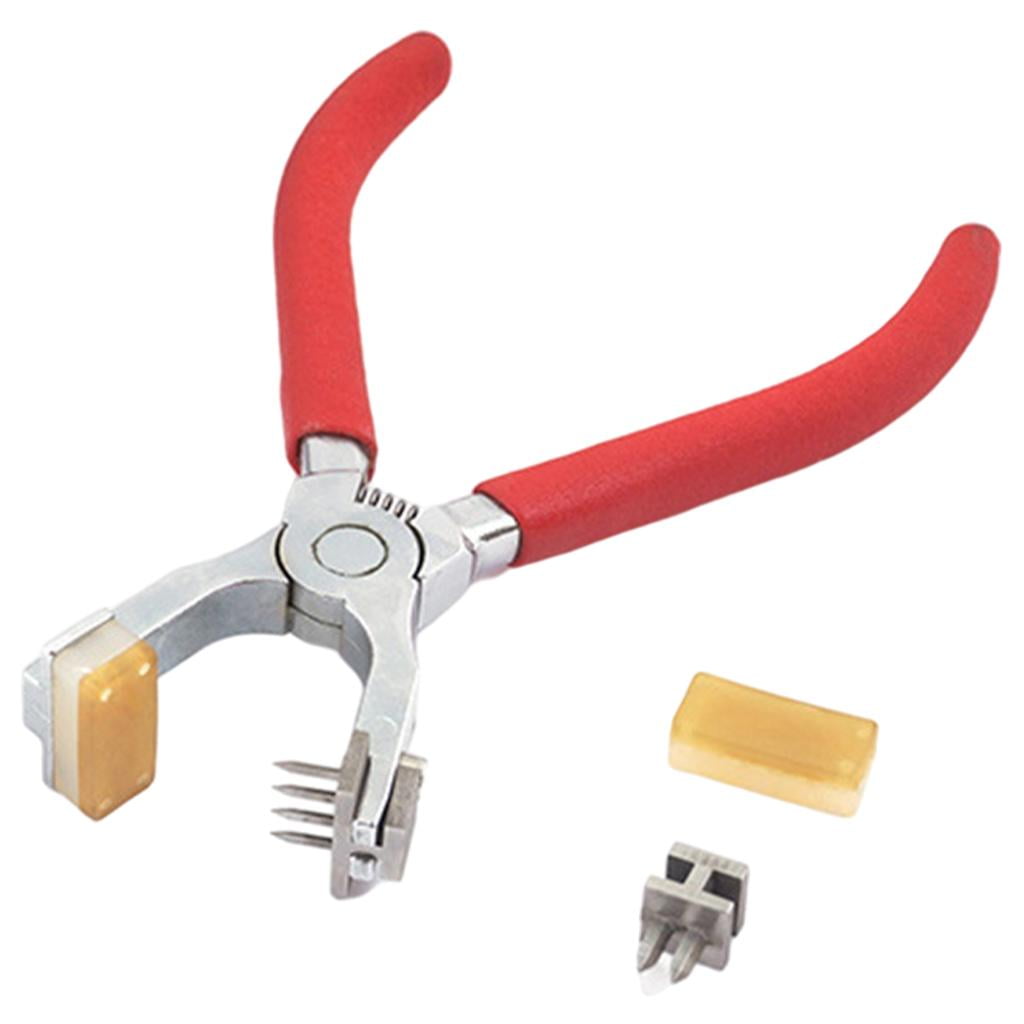 Leather Plier Silent Leather Hand Pliers Repair Tools for Saddles red ...