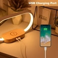 Uervoton Bedside Lamp with USB Port, 10W Wireless Charger, Clock ...
