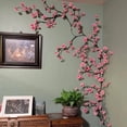 48LED-2Pcs Pink Flower Willow Vine Fairy Lights 4ft, Bedroom Wall Home ...