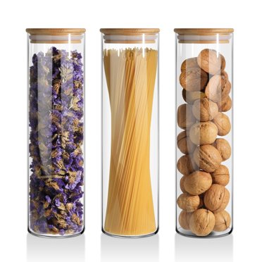 Core Bamboo Glass Honey Comb Jar with Dipper - Walmart.com