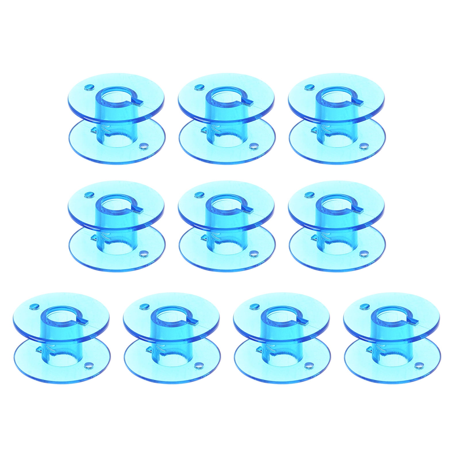 Uxcell Plastic Bobbins Standard Sizes for Multi Function Sewing Machine ...
