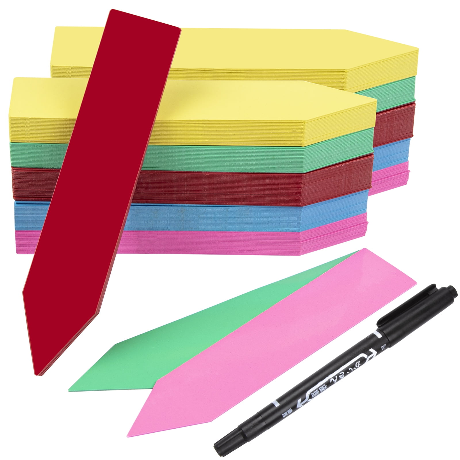 Walmart 200Pcs 4 inch Outdoor Waterproof Plastic Plant Labels for ...