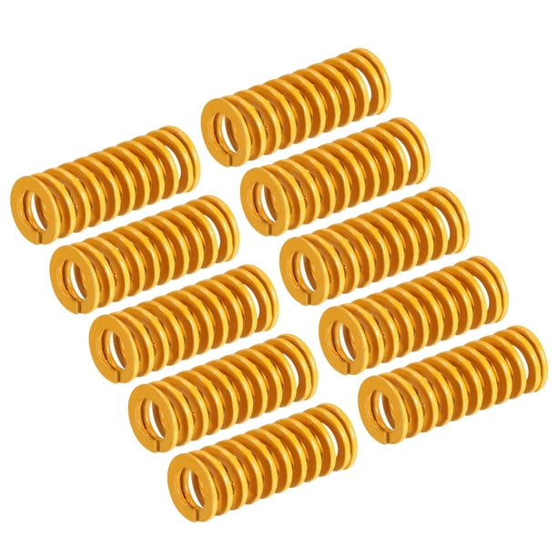 Uxcell 3D Printer Compression Springs 8mm OD 20mm Length Light Load Die ...