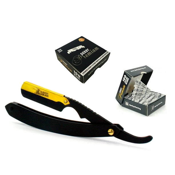 Classic Samurai CS-102 Matte Black Golden Head Stainless Steel ...