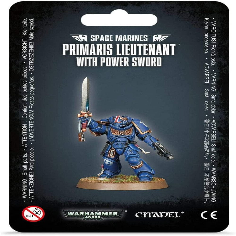 Buy Warhammer 40K Space Marine Primaris Lieutenant with Power Sword ...