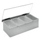 HUBERT® Bar Garnish Condiment Center with 4 4-Pint Stainless Steel and ...