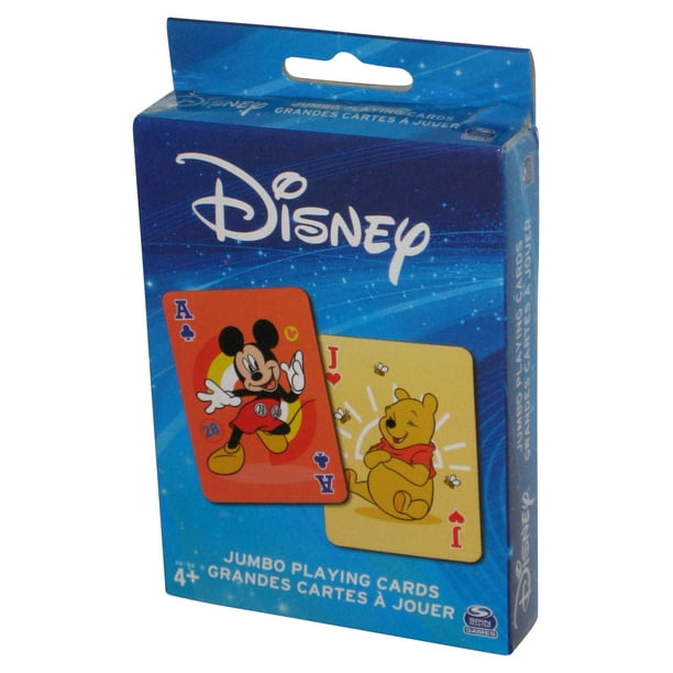 Disney Characters Spin Master (2021) Jumbo Kids Playing Cards - (Box ...