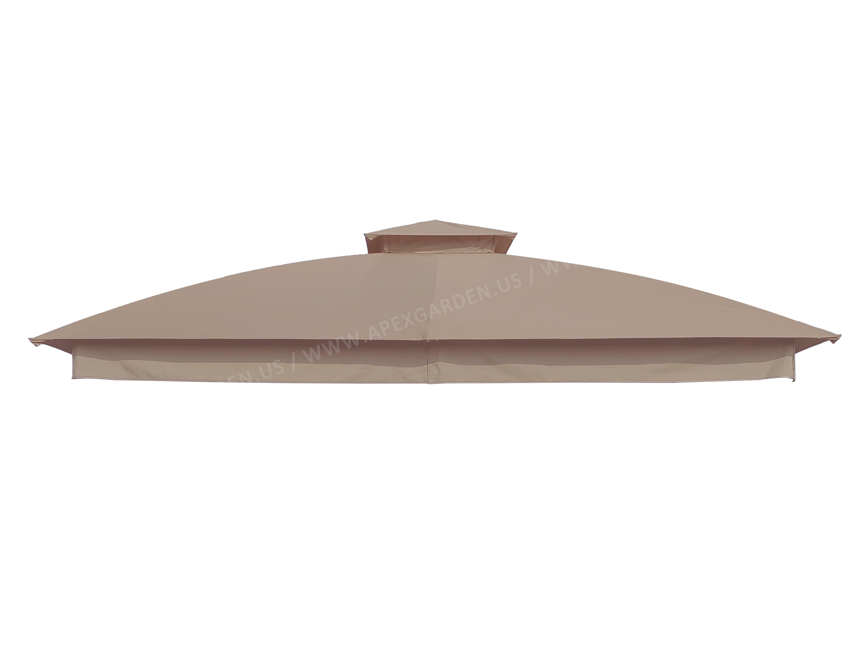 APEX GARDEN Replacement Canopy Top for Garden Treasures 10' x 10' Brown ...
