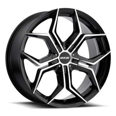 Motiv 424MB Mutant Gloss Black Machined Wheel Rim, 20" x 9" 6 x 135mm/6 ...