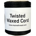Black Waxed Poly Cord .030" - Walmart.com