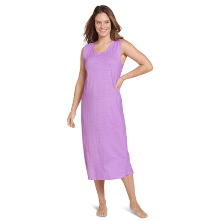 Jockey Everyday Essentials 100% Cotton Tank Sleep Dress - Walmart.ca
