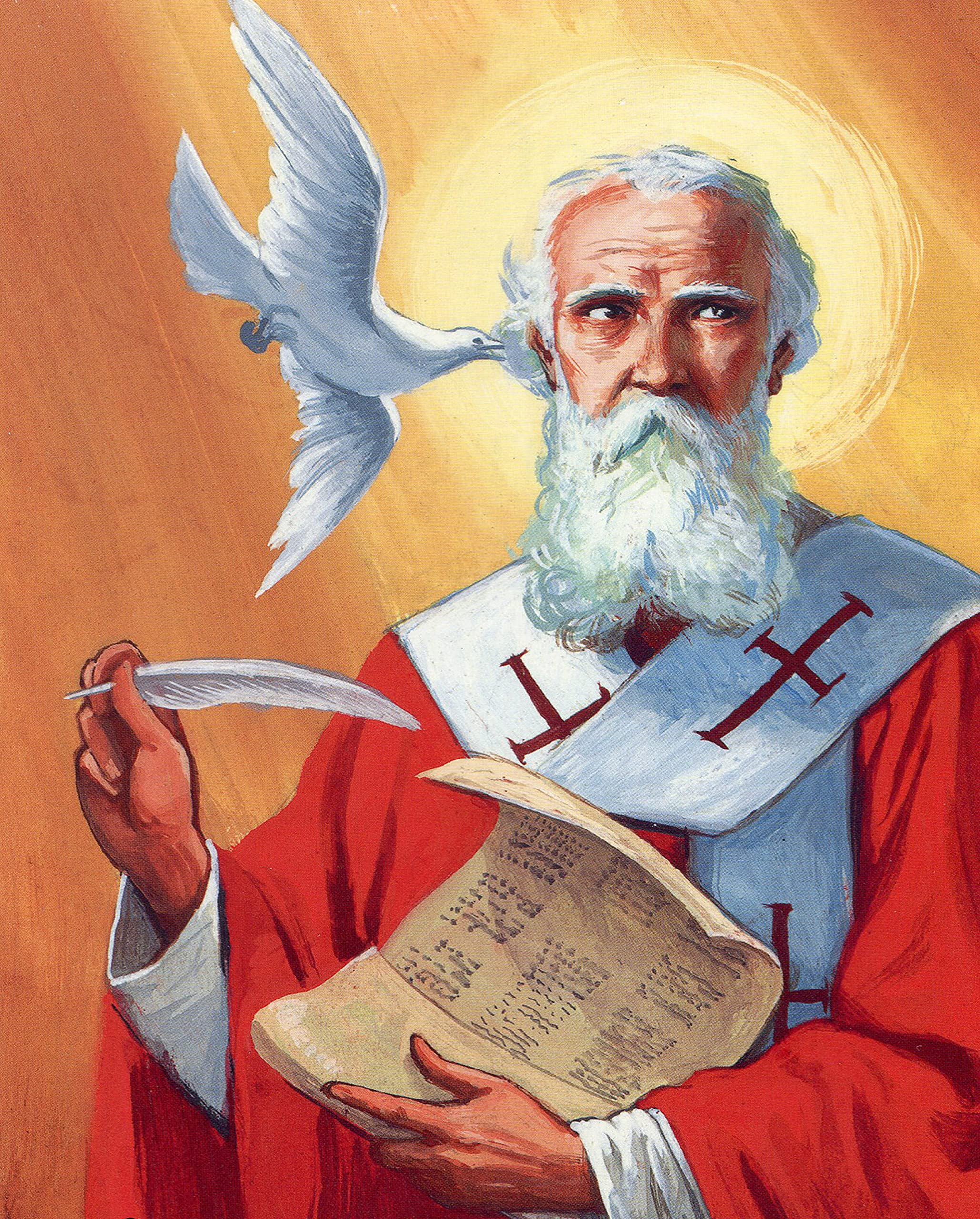 Catholic print picture - St Basil the Great N - 8" x 10" ready to be ...