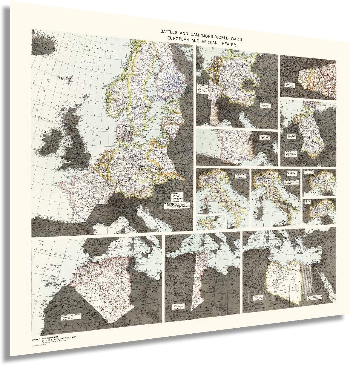 World War 2 Europe Map
