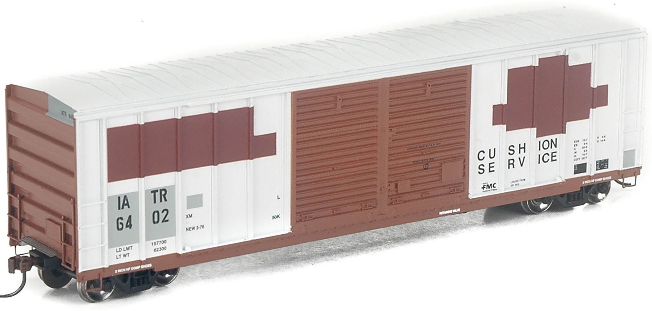 Athearn HO Scale 50' FMC Double Door Box Car Iowa Traction Railway/IATR ...