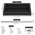 Thin Drip Tray with Stainless Steel Drain Pipe 6 9 12 Bar Spring Low ...