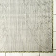 Unique Loom Leaf Indoor/Outdoor Botanical Rug Green/Ivory 6' 1" x 9 ...