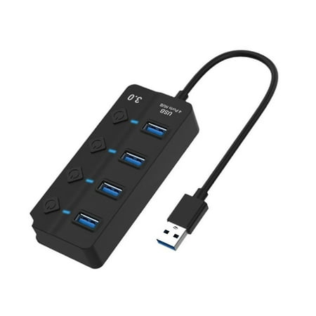 Switch Hub3.0 Splitter Hub Port Expander Usb Computer Splitter 4 Port 3 ...
