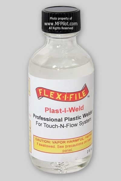 Plast-I-Weld Plastic Welder 2oz bottle Flex-I-File - Walmart.com