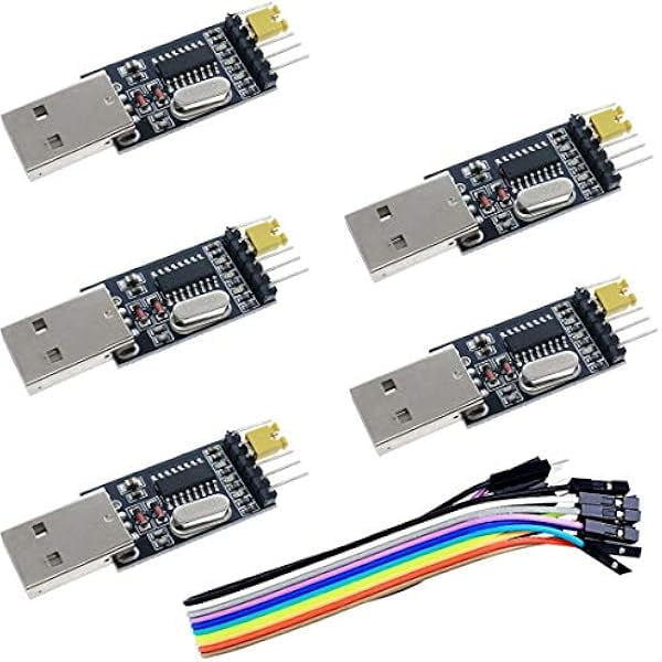 wonima11 5pcs USB to Serial USB to TTL CH340 Module with STC ...