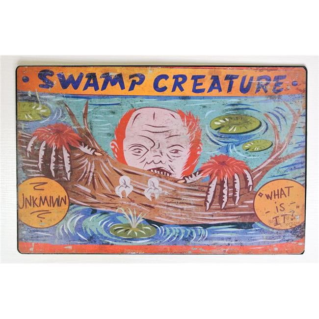 Swamp Creature Carnival Sign Halloween Decoration - Walmart.com