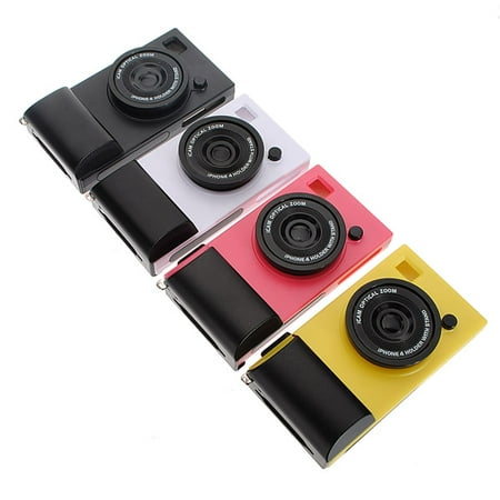 Fashion Cute iCam Camera Design Hard Back w/ Stand Case Cover for Phone ...