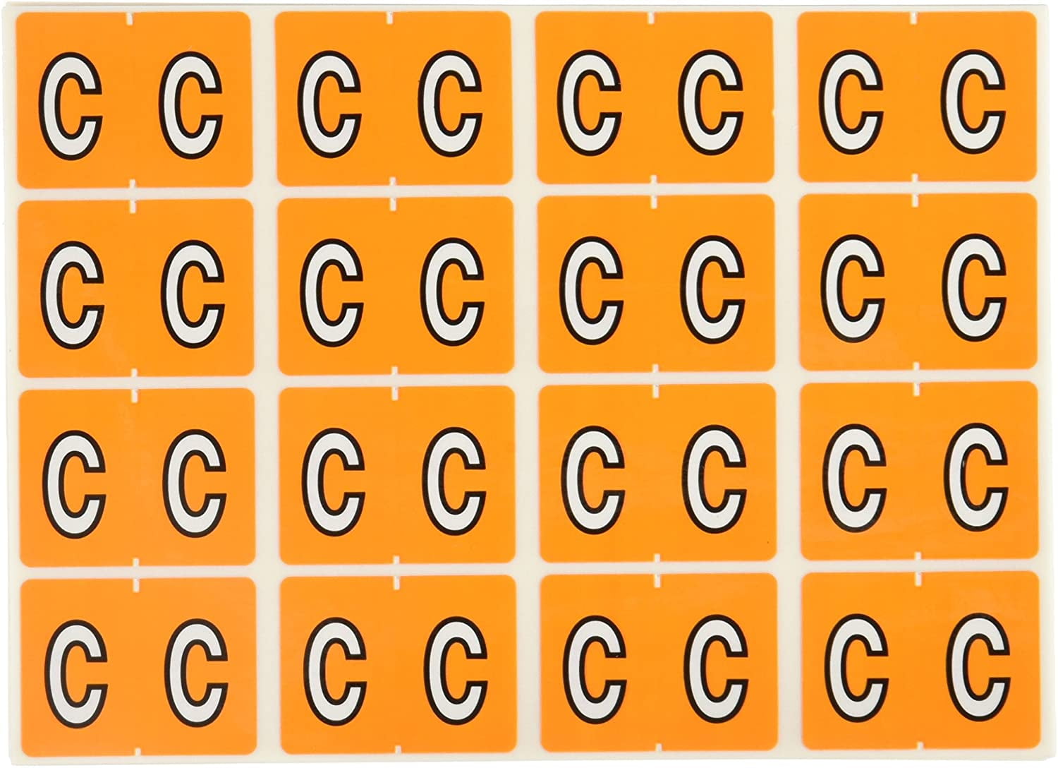 Pendaflex End Tab Alphabectic Labels -"c", Light Orange, 240 Labels ...