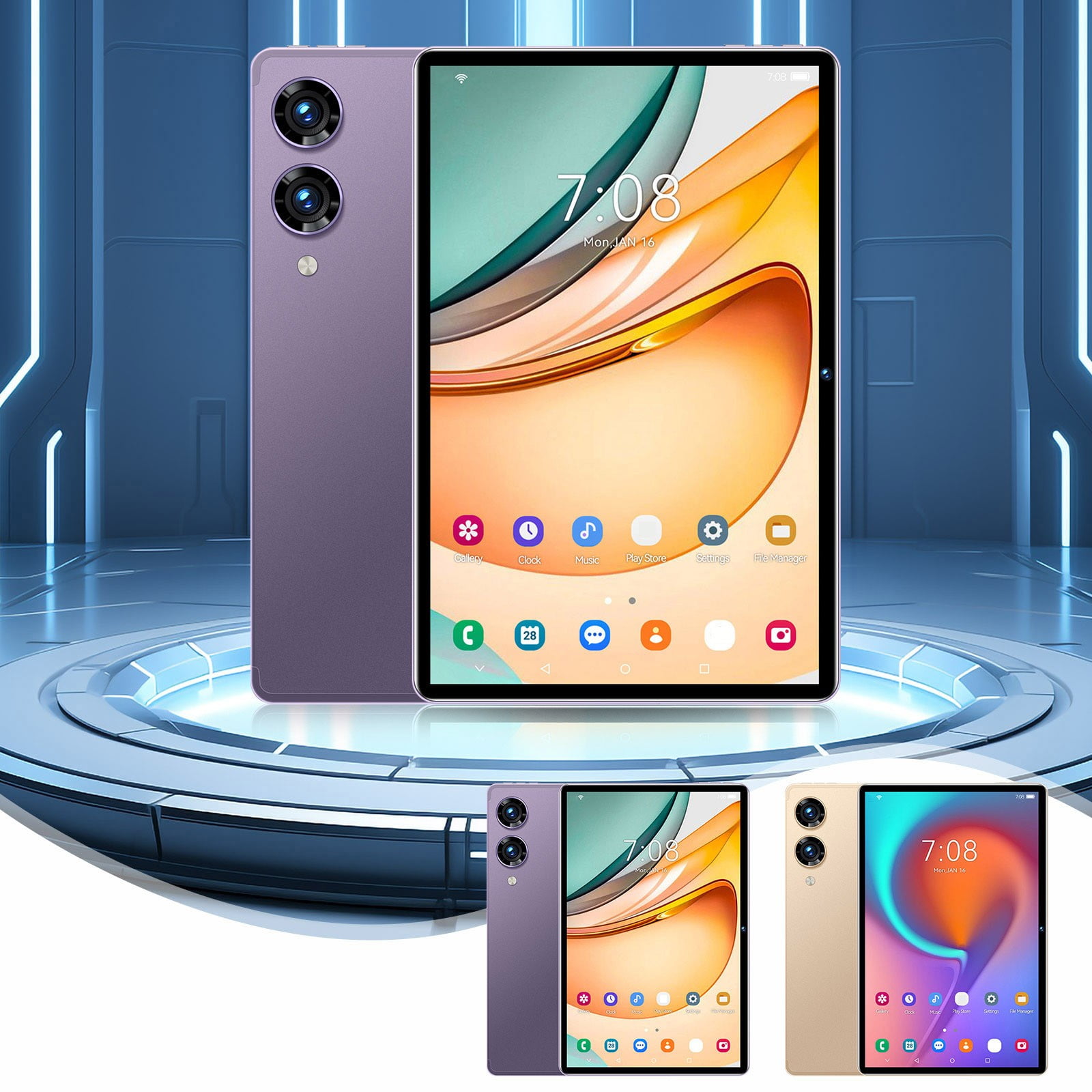 XWSHYW Tabletas Tablet Android 8.1 de 10,1 Pulgadas y Protección Ocular ...