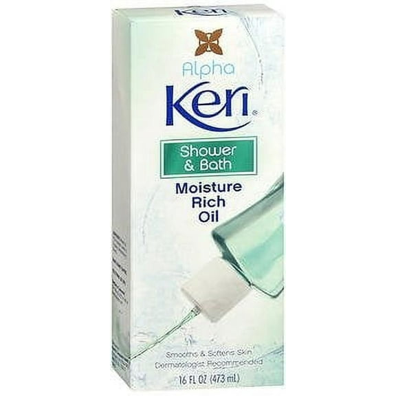 Keri Alpha Keri Moisture Rich Oil for Softening and Hydrating Skin, 16 ...