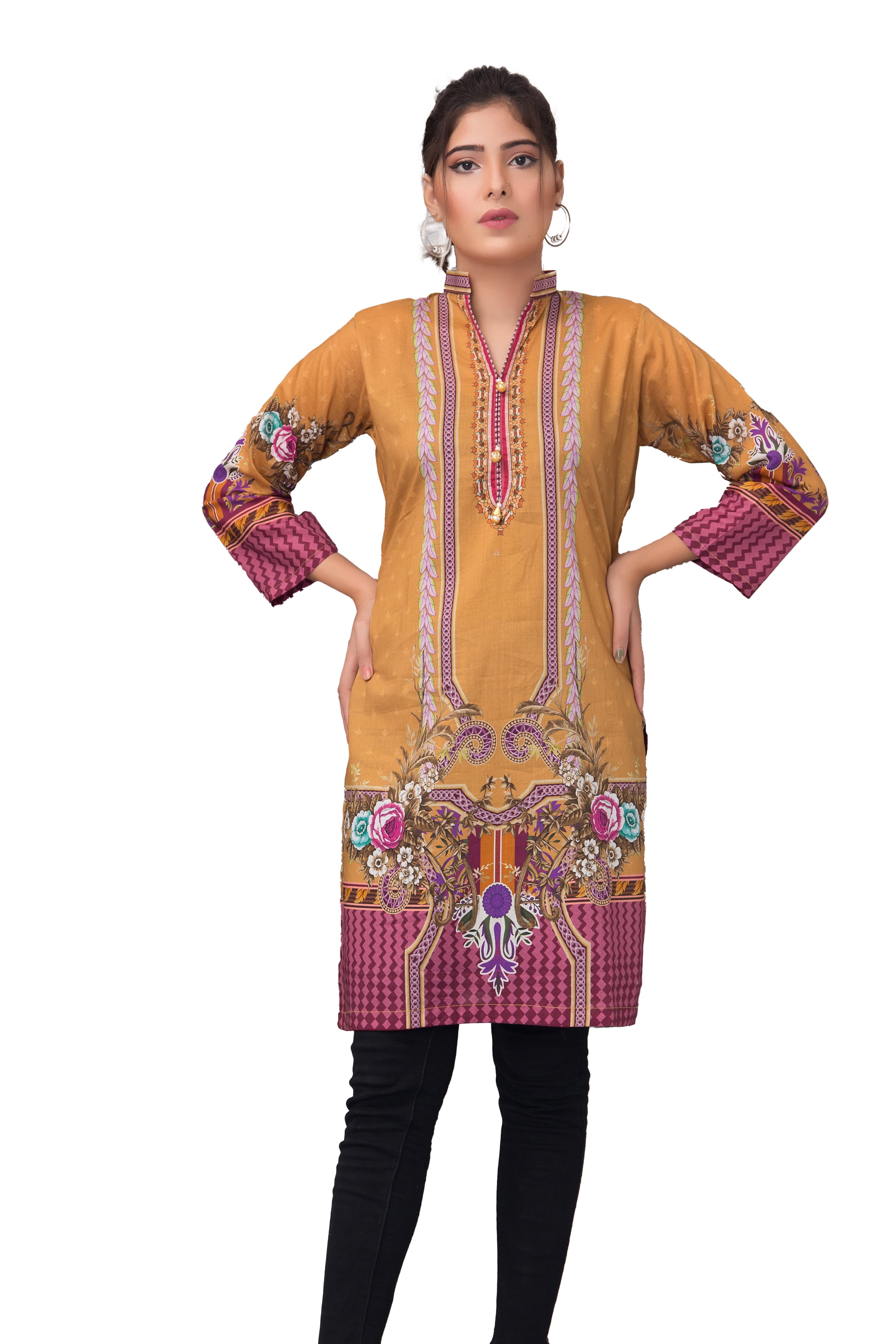 IshDeena Pakistani Kurtis for women Indian Style Cotton Tunics Womens ...