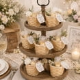 ABCISI 5Pcs Mini Woven Baskets, 3.54 Inch Small Bamboo Basket for ...