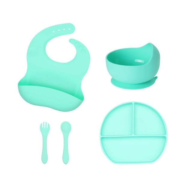 Baby Silicone Compartment Plate Children‘s Tableware Set Food Grade ...