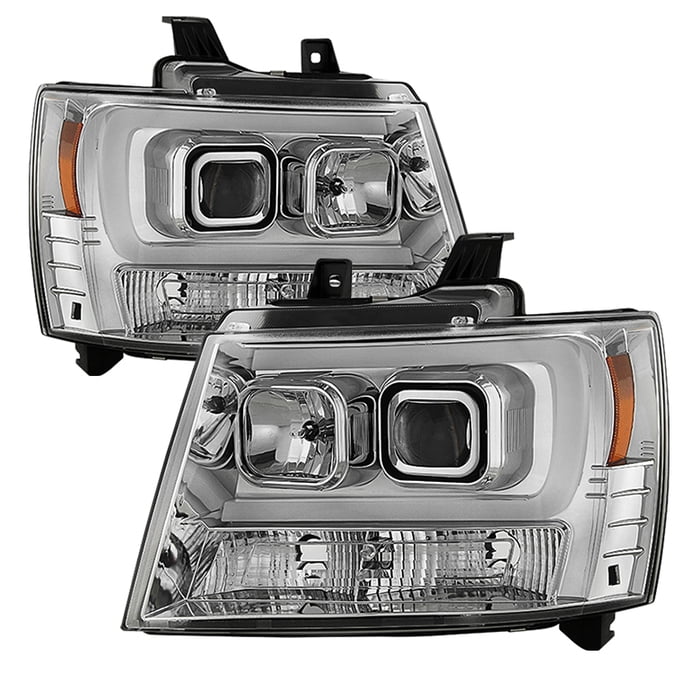 For 07-14 Chevy Tahoe (Version 2) Sonar Light Bar DRL Projector ...