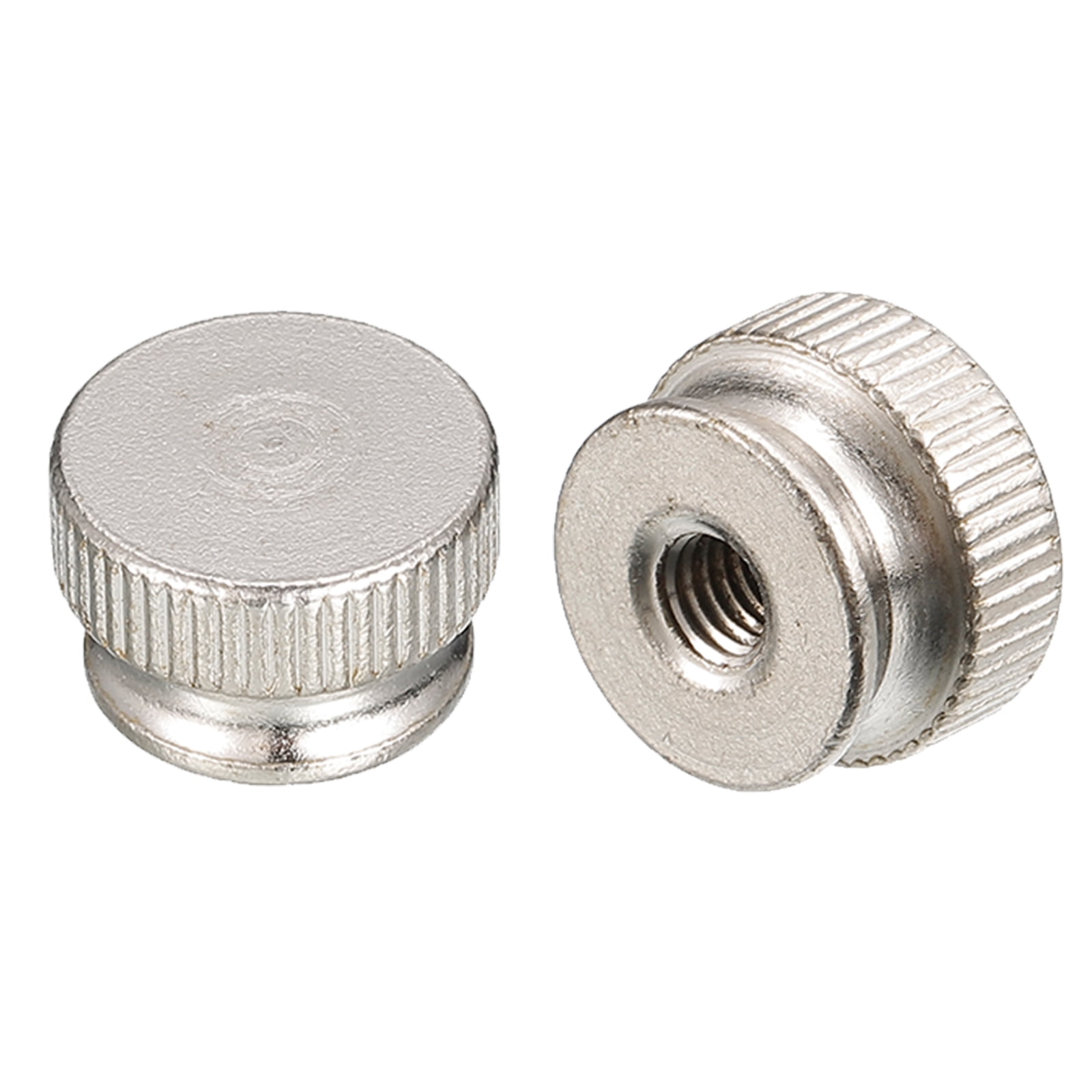 Knurled Thumb Nuts, 2 Pack M5 x D16mm x H10mm Carbon Steel Blind Hole ...