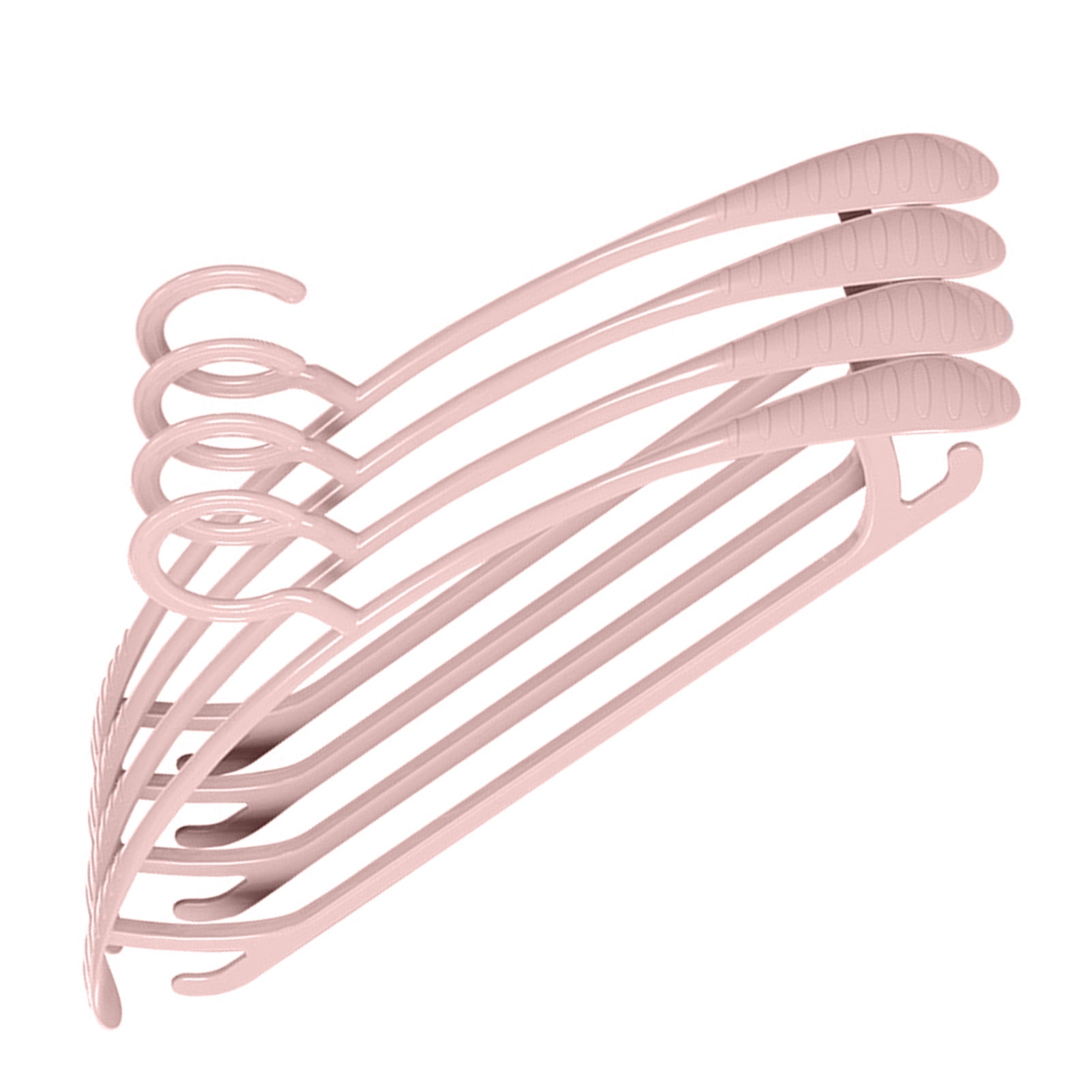 Perchas Para Ropa, 4 Piezas Perchas De Plástico Diseño De Hombro Ancho ...