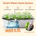 Hydroponics Growing System Kit,15 Pods Indoor Garden with 36W Grow ...