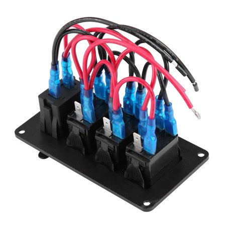 Dual Light Switch, 12/24V Dual Light With LED Work Indicator Led Light ...