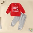 Ccpelsie Boys 2 Piece Pants Set Long Sleeve Color Block Sweatshirt ...