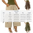 EazyTech Women's Solid Color Cargo Pants with Pockets Breathable Wide ...