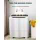 KUPPET Portable Washing Machine, 17lbs Compact Twin Tub Wash&Spin Combo ...