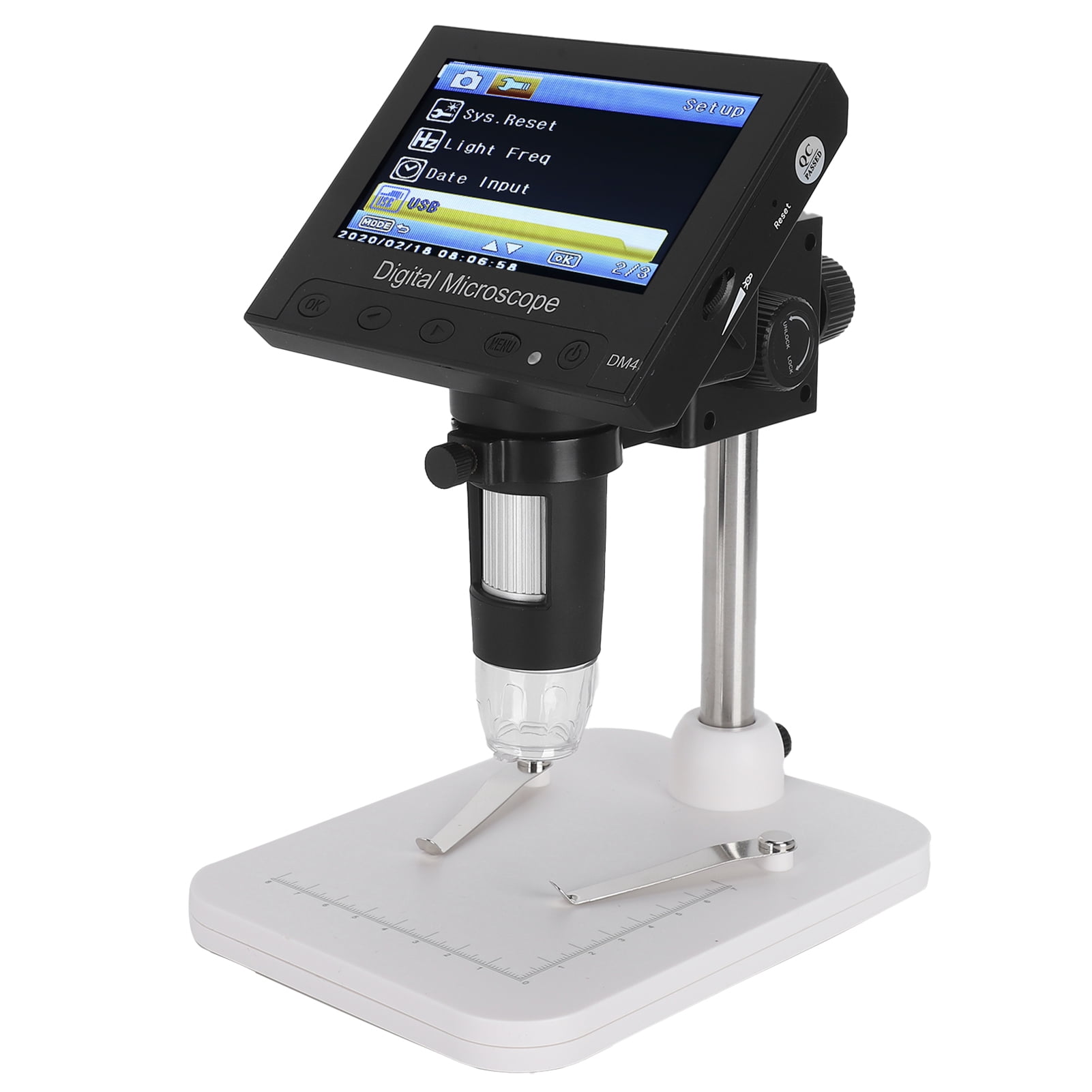 Microscopio electrónico digital, 4,3 pulgadas DM4 1000X 2,0 MP ...