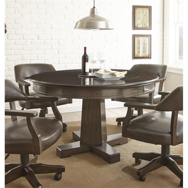 Rudy Reversible Game Table in Medium Walnut - Walmart.com