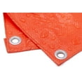 Harpster Tarps 20' x 20' High Visibility Orange 3.3 oz. Poly Tarp 8 Mil ...