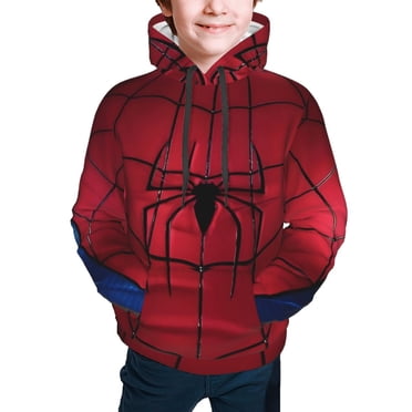 Marvel Spider-Man Boys' Spidey Suit Costume Full-Zip Mask Hoodie ...