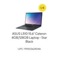 "ASUS Thin & Lightweight 15.6"" FHD Laptop, Intel Celeron, 4GB RAM ...