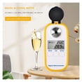 Digital Wine Alcohol Meter Beer Refractometer Large LCD Display Brewing ...